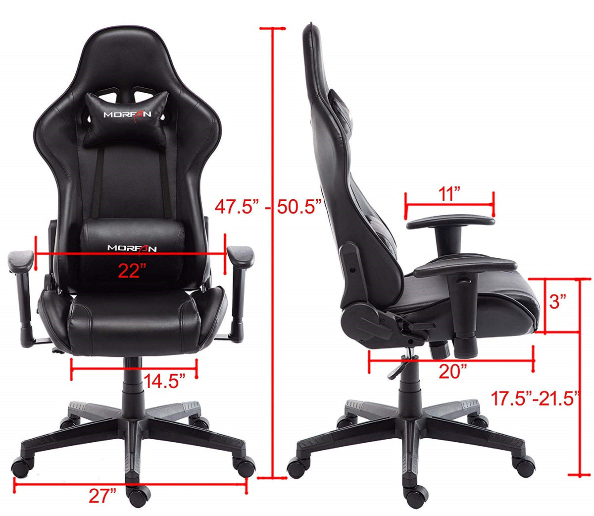 Recliner Ergonomic Gaming Chair Racing Style Office Chair – MEGAFURNISHING